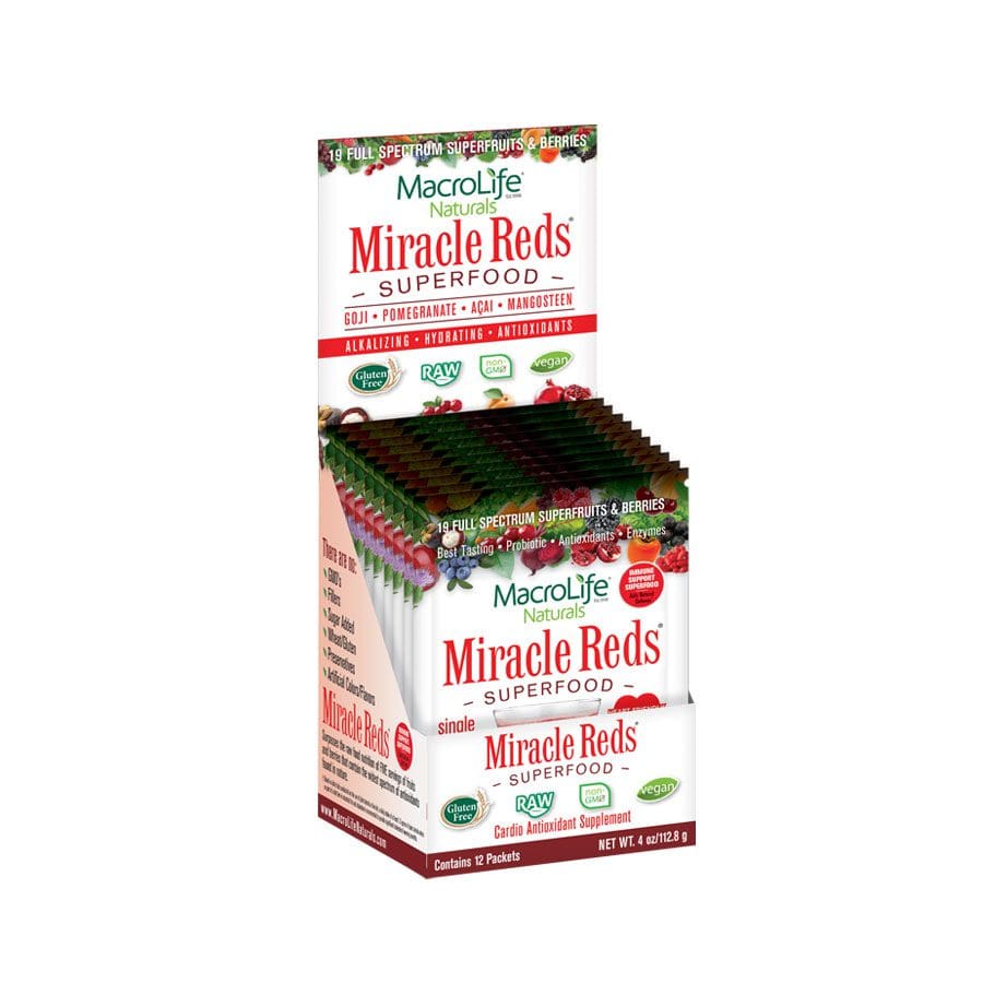 Miracle Reds Travel 12 Packet Box – macrolifenaturals