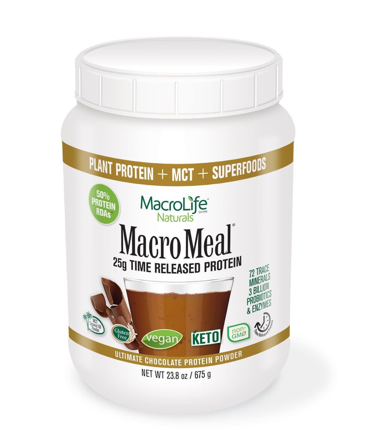 MacroMeal Vegan Chocolate 15 serving – macrolifenaturals